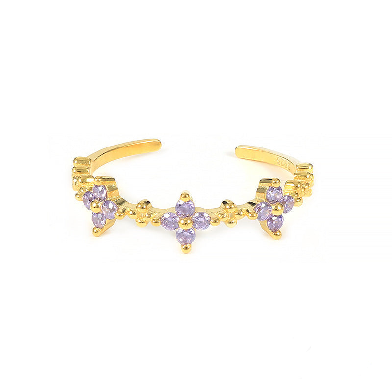 Zirconia Gold Vermeil Ring | Rings |ZAFARI Studio Jewelry